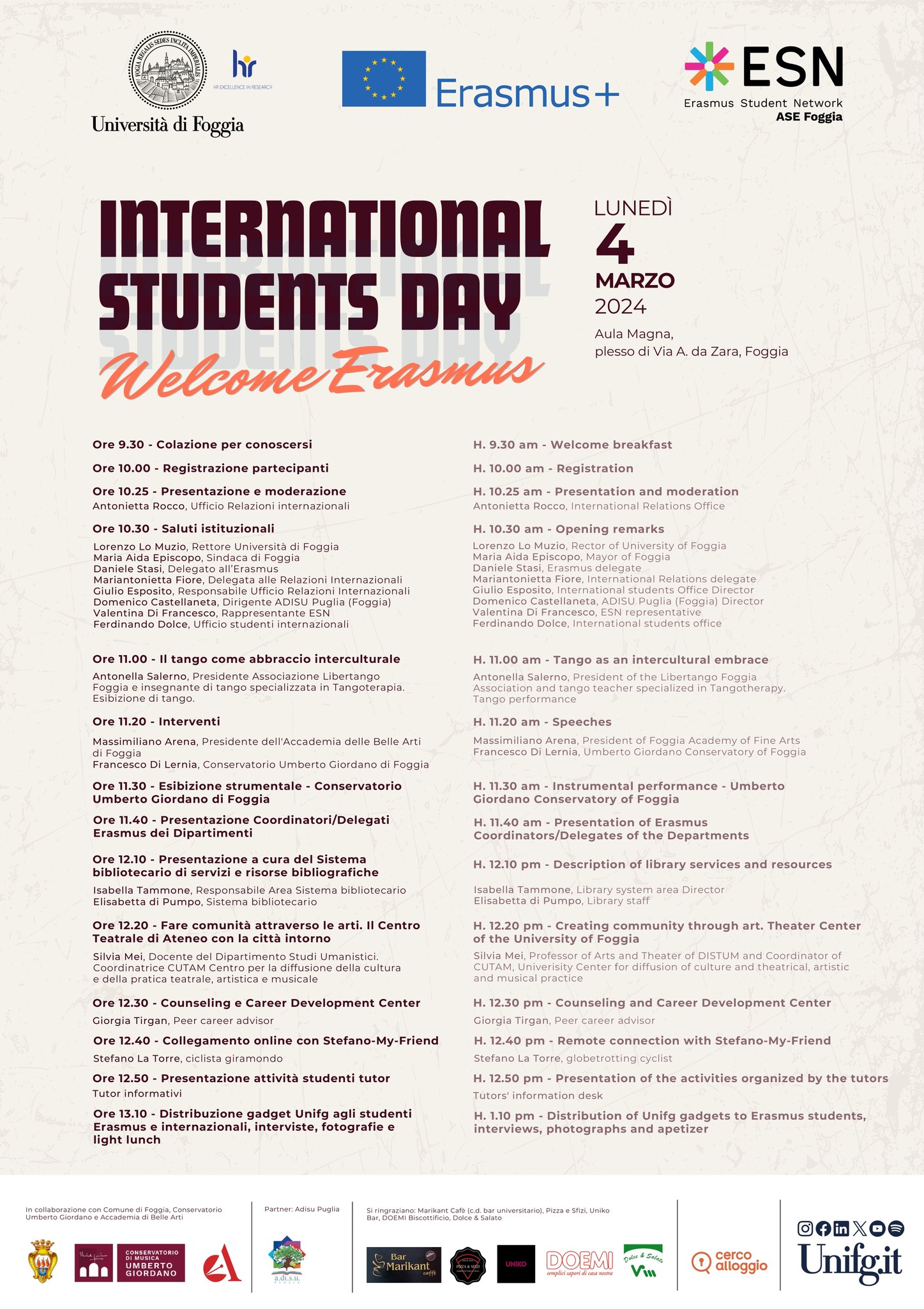 ERASMUS WELCOME DAY 2024